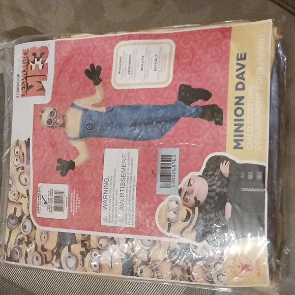 Rubie's | Costumes | L 214 Despicable Me 3 Dave Minion Costume | Poshmark